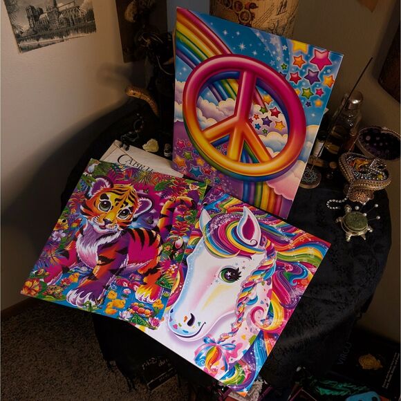 Lisa Frank | Office | Lisa Frank Pocket Folders Rainbow Majesty Unicorn ...